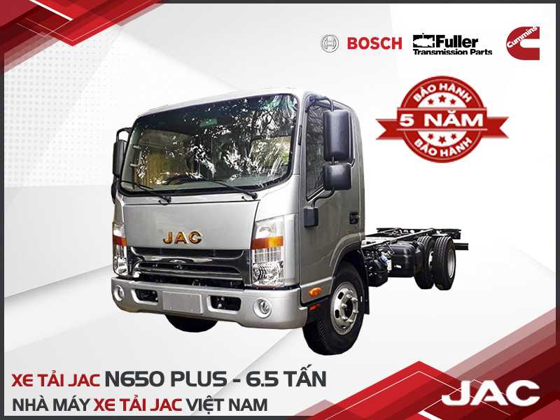 Xe Tải Jac N650 Plus - 6.5 Tấn - Nhà Máy Xe JAC Việt Nam