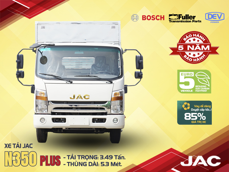 Xe Tải Jac N350 Plus - 3.5 Tấn - Nhà Máy Xe Tải JAC Việt Nam